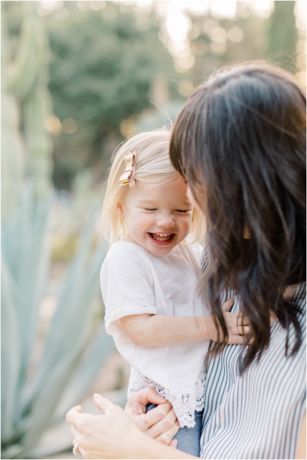 Stanford Cactus Garden Family Session with The Picone Family