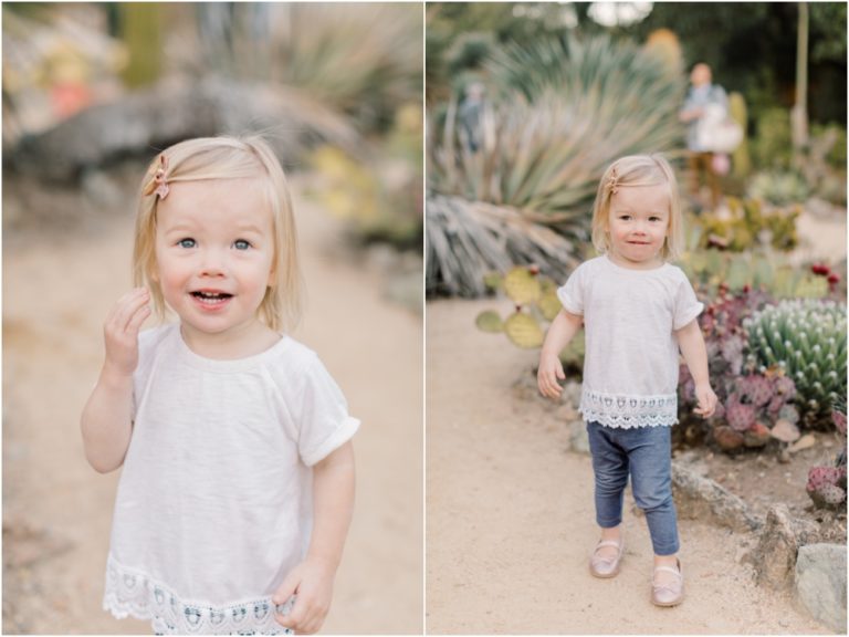 Stanford Cactus Garden Family Session with The Picone Family