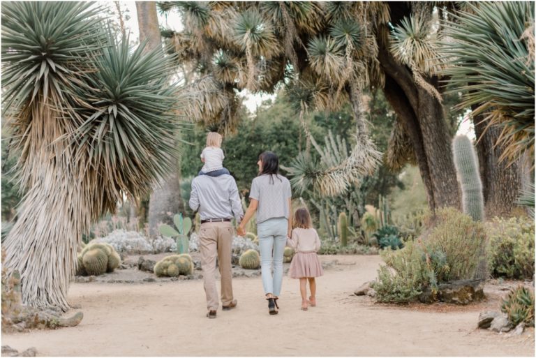 Stanford Cactus Garden Family Session with The Picone Family