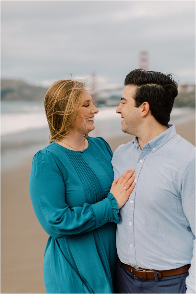 Baker Beach Engagement Session with Ryan and Abbey